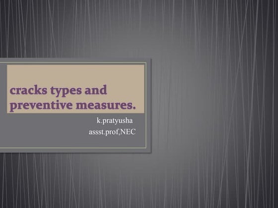Building Failures and its Causes- Theory of structures | PPTX
