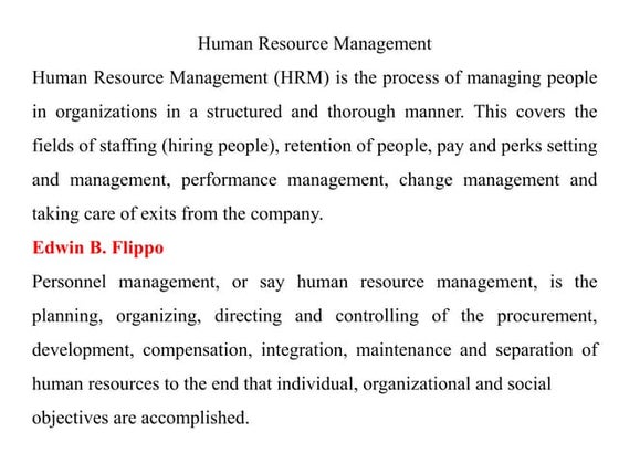 UNIT 1, HRM CONCEPTS | PPTX | Human Resources | Business