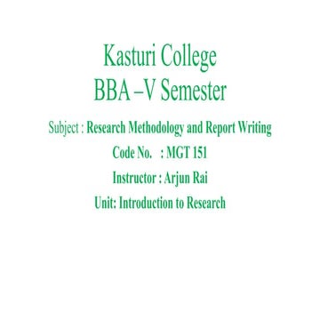 What is research, proponents of research, importance of research | PPTX