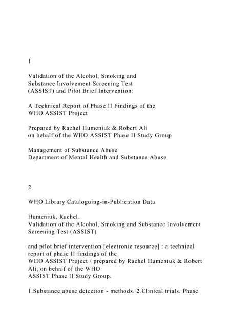 Concurrent Disorders Case Study | PDF