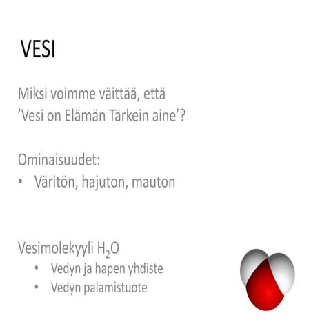 Vesi | PPT