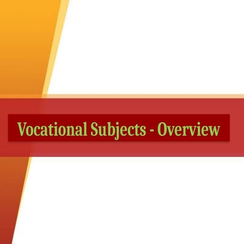 +1 Vocational Subjects_V0.3VOCATIONAL SUBJECTSVOCATIONAL ...