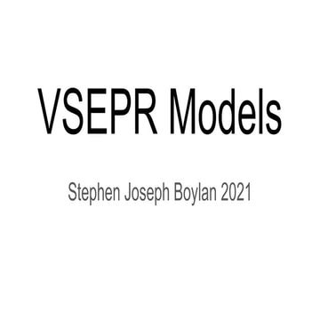 1 vsepr models | PPT