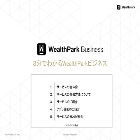 wealthpark business overview | PDF