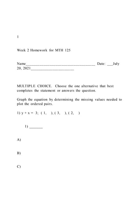 Multiple Choice Questions - Numerical Methods | PDF