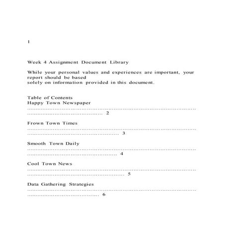 1 Week 4 Assignment Document Library While your | PDF