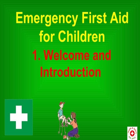 Paediatric first aid | PPTX