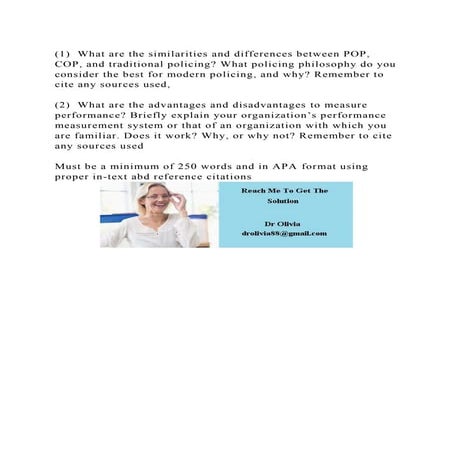 (1) What are the similarities and differences between POP, COP, and.docx