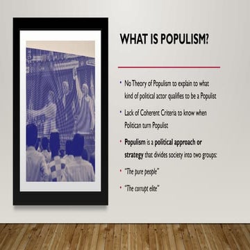 1 What is Populism. how do populist operate | PPTX