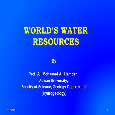 1 WORLD’S WATER RESOURCES.pptx
