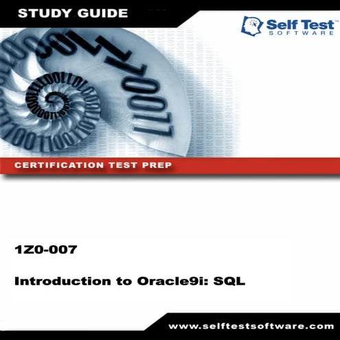 1z0 007 studyguidev2 | PDF
