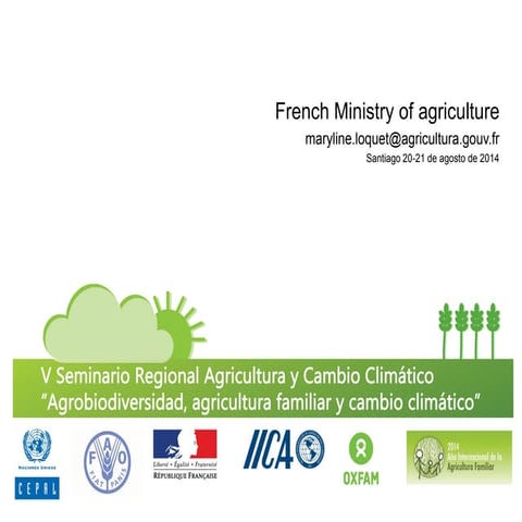 French environmental policies in agriculture: process, management ...