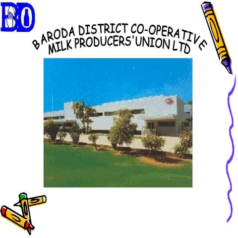 baroda dairy ppt..by kumudini | PPT