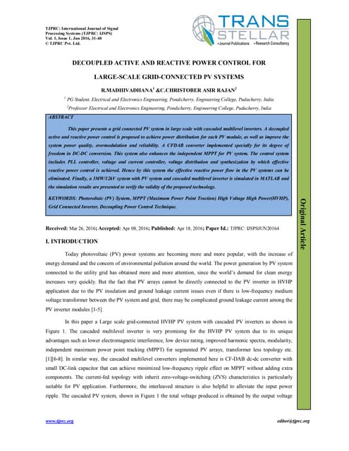 Journal paper a flexible control | PDF