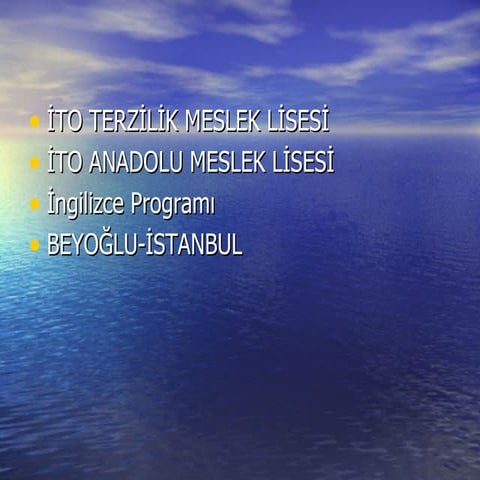 ENGLISH TURKISH | PPT
