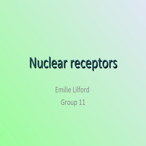 nuclear envelope | PPT