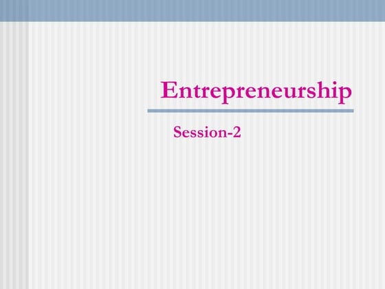 Chapter 1 the foundation of entrepreneurship (lecture 1 & 2) | PPT