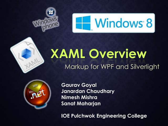 Introduction To Xaml And Wpf