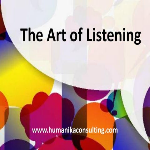 The Art of Listening | PDF