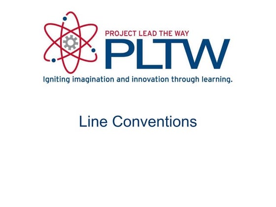 Line Types In Engineering Drawing | PPTX