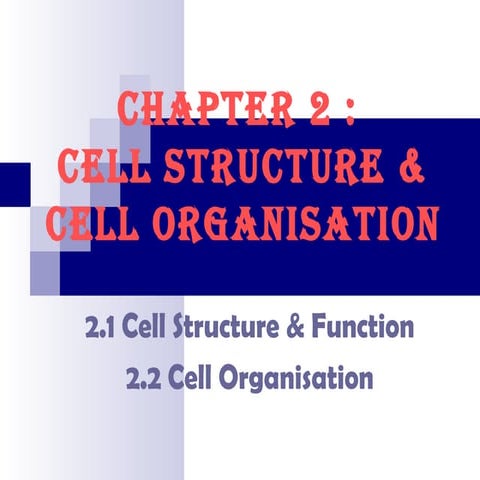 2.1 cell structure and function | PPT