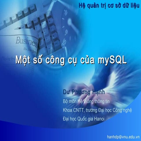 2.2 cac chuong trinh my sql | PPT