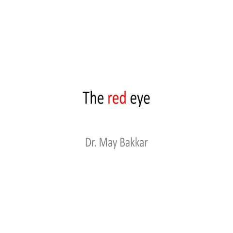 The Red Eye | PPT