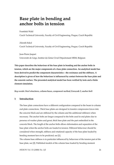 Design of a circular raft for a cylindrical core | PDF