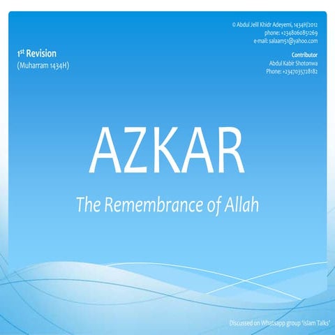 azkar | PPT