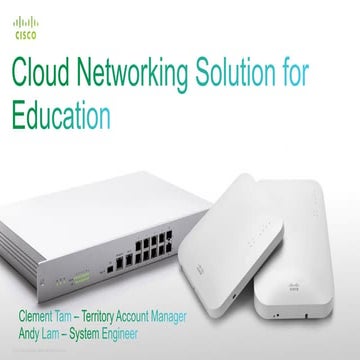 Cisco Meraki Case Study De Kade - education | PDF