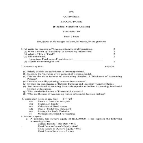 2. financial statement analysis and business forecasting 2007 guwahati ...