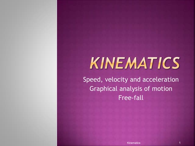 11 kinematics and kinetics in biomechanics | PPTX