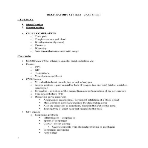 Clinical Examination of RS | PPTX
