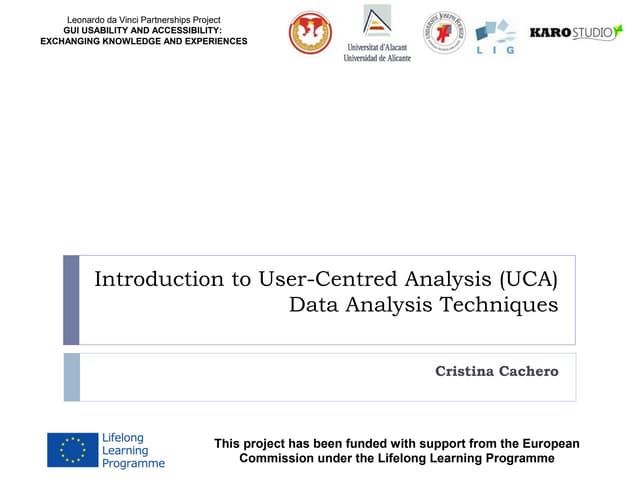 UCA: Data Analysis Techniques | PPT UCA: Data Analysis Techniques | PPT