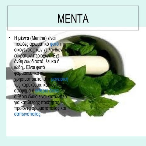 Βοτανα και υγεια (Ppt) | PDF