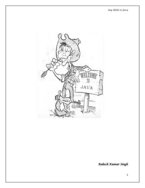 Introduction To Java Pdf