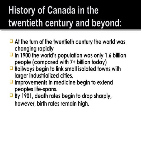 2.1 canada early 20th_website | PPT