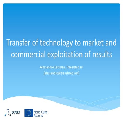 Technology transfer and international collaboration | PPTX