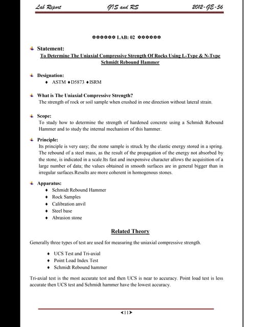 Unconfined compression test | PDF