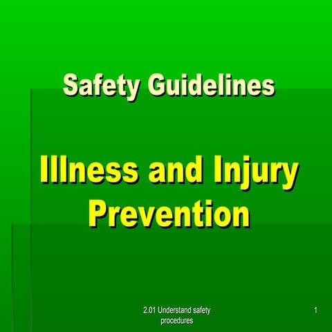 2.01 safety considerations | PPT