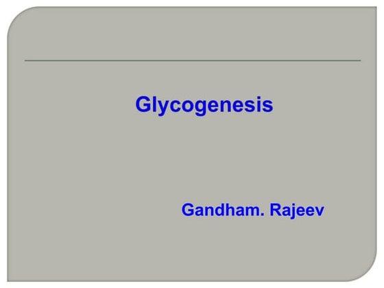 Glycolysis | PPT