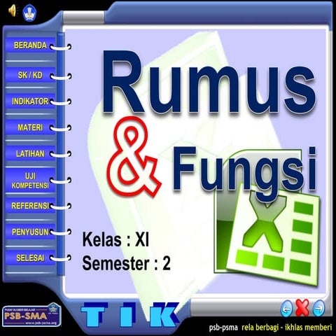 Rumus dan fungsi | PPT
