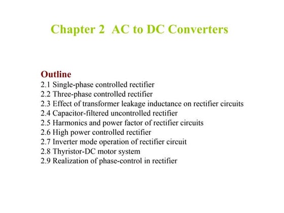 Commutation techniques in power electronics | PPT