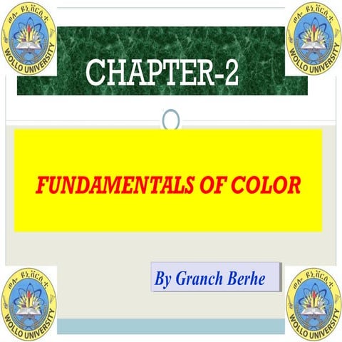 2. fundamentals of color | PPT