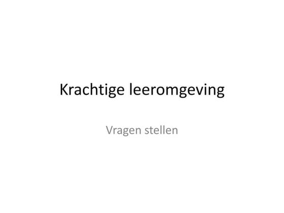 De Beste Open Vragen | PDF