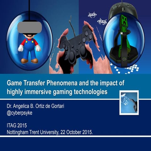 What can Game Transfer Phenomena tell us about the impact of highly ...