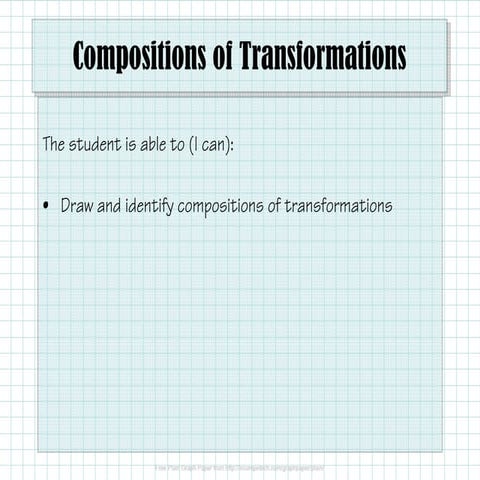2.5.3 Compositions of Transformations | PDF