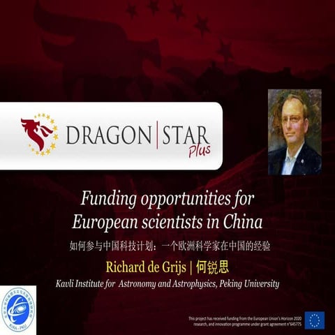 Funding opportunities for European Scientists in China | PDF | Science