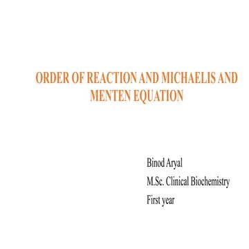 2.order of reaction & mm equ | PPTX