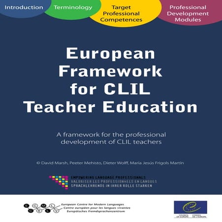 2.clil framework | PDF | Professional School | Postgraduate Education